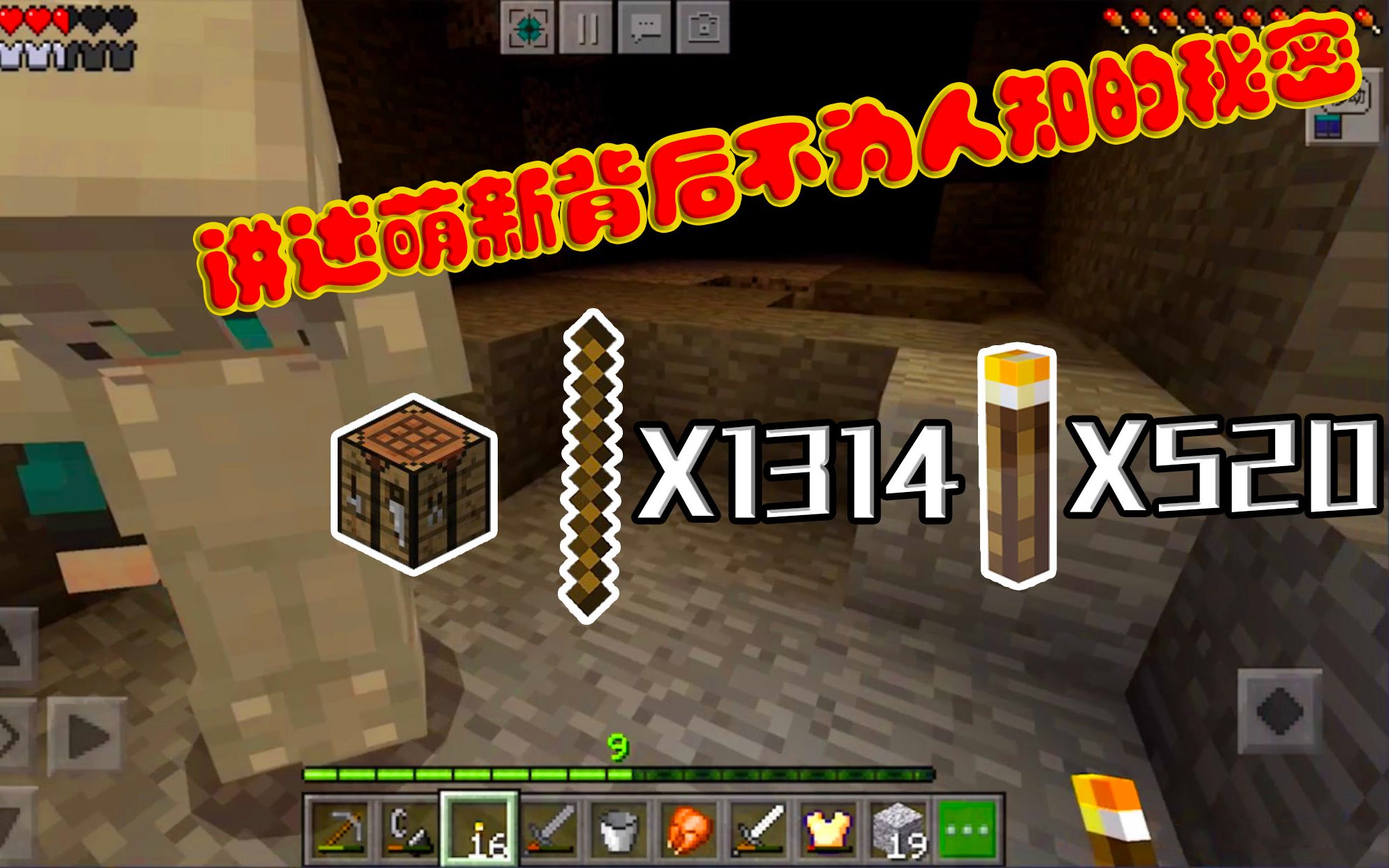 【我的世界】讲述MC萌新玩家背后不为人知的秘密!