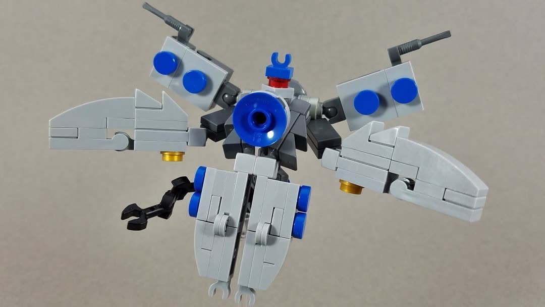 乐高玩具拼装机器人,和动画片里的一模一样,太好玩了