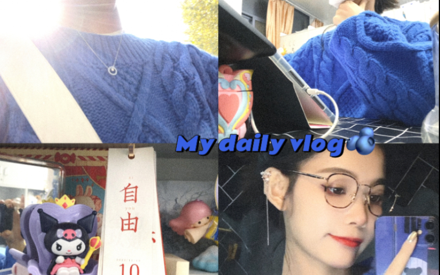 读研vlog|克莱因蓝毛衣|仁丰里小巷|学术研讨会|自由万岁