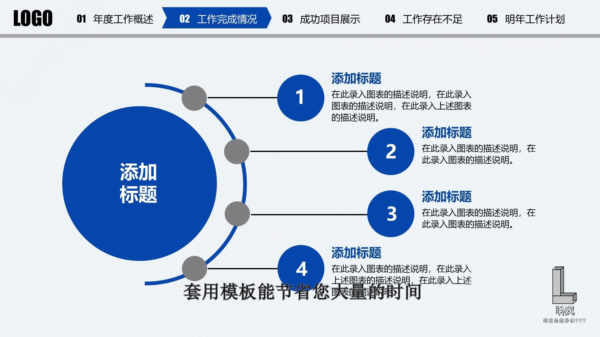 【P201111】工作汇报年终总结模板-适合年终汇报/工作计划汇报等