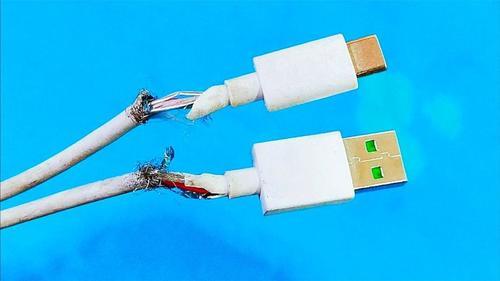 手机充电线破皮断裂先别扔,教你个好办法,修复完比新的还要好用