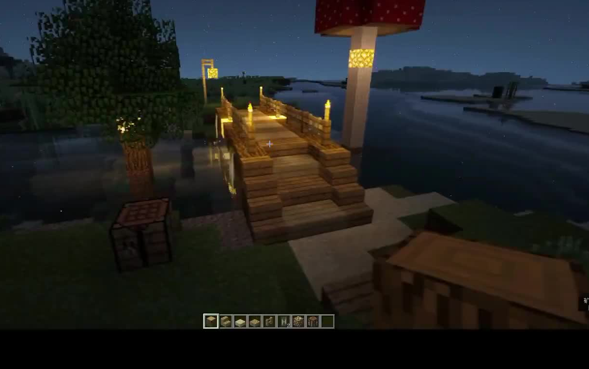 MC建筑教程:小桥