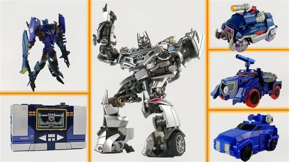 【定格动画】一次看完声波变形!变形金刚声波定格动画