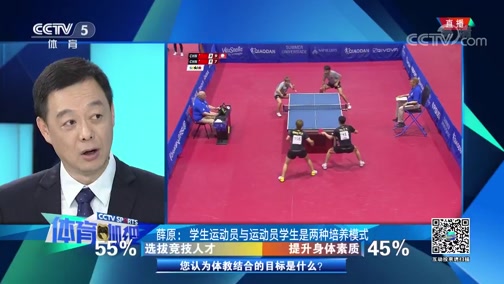 [综合]薛原:学生运动员与运动员学生是两种培养模式