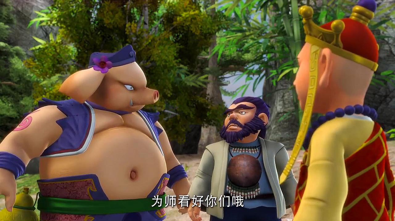 羽灵神要杀猪妖,怎料唐僧突然出现,并收了猪妖为徒!
