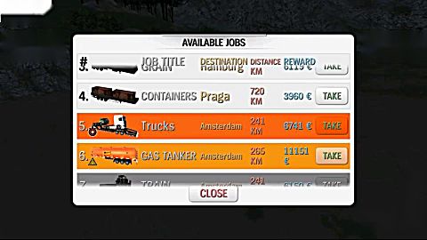 欧洲卡车进化模拟器红色卡车司机模拟安卓游戏2