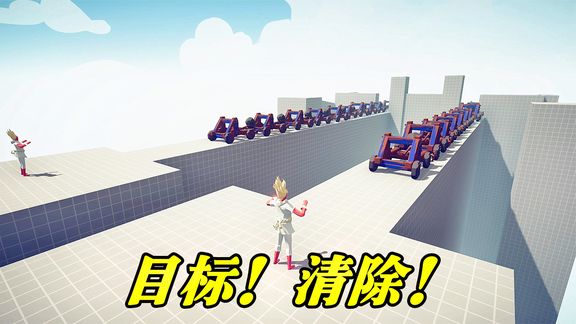 《全面战争模拟器》体验超级农民的速度,把对面的目标全部拆除