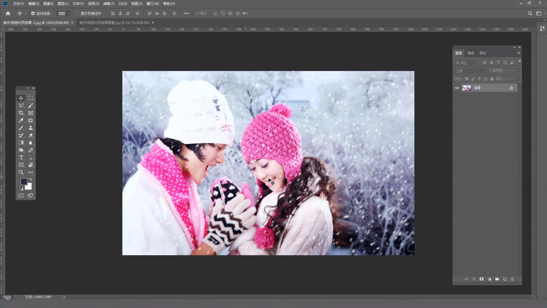 PS如何制作一个精美相册页面效果