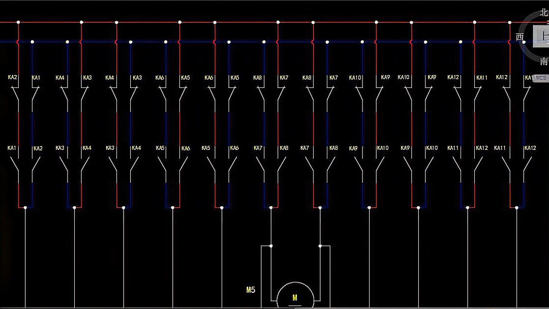 电气版CAD对齐元件的画法