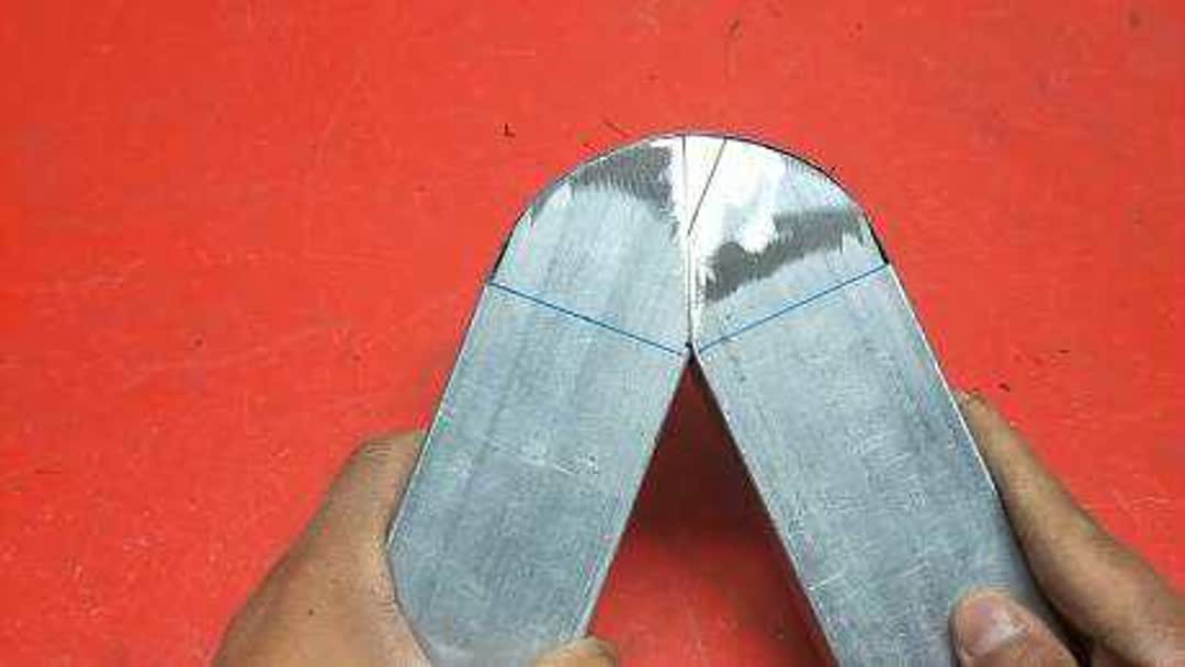 扁管切45度圆角,这种方法你用过了吗?非常简单看一遍学会了!