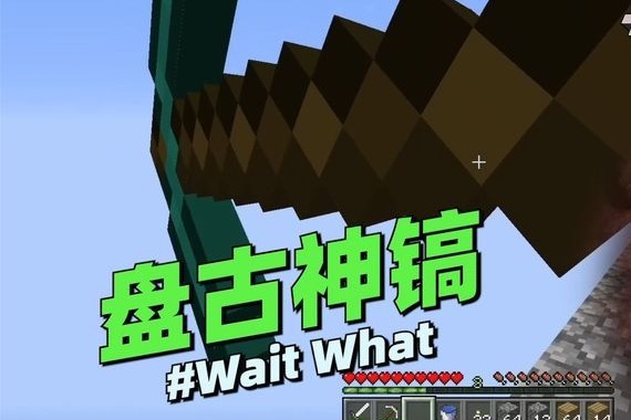 我的世界:这把镐子了不得了能挖穿天地啊!