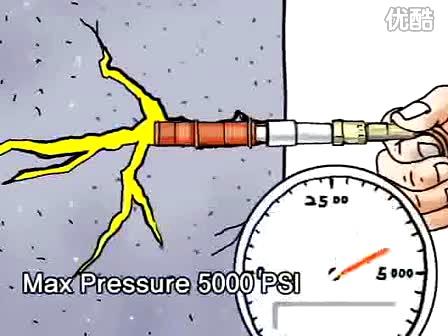 原装进口灌浆咀(止水针头)使用方法演示