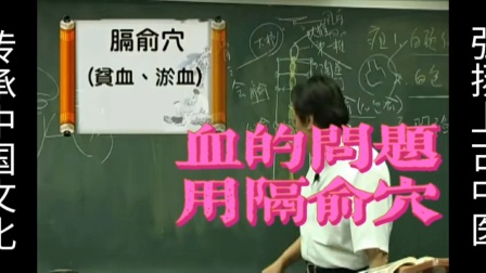贫血,淤血用膈俞穴