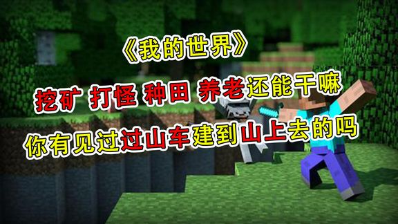 有自己建造过山车吗,在MC里怎么想就怎么来,随意一点