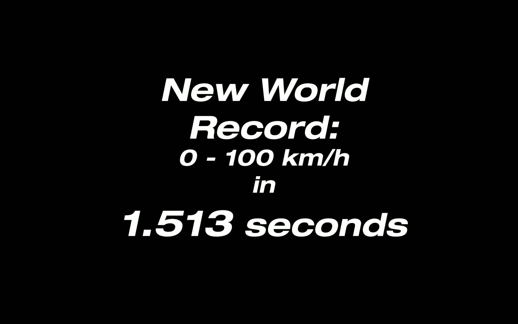 世界上0-100Km/h最快的电动车