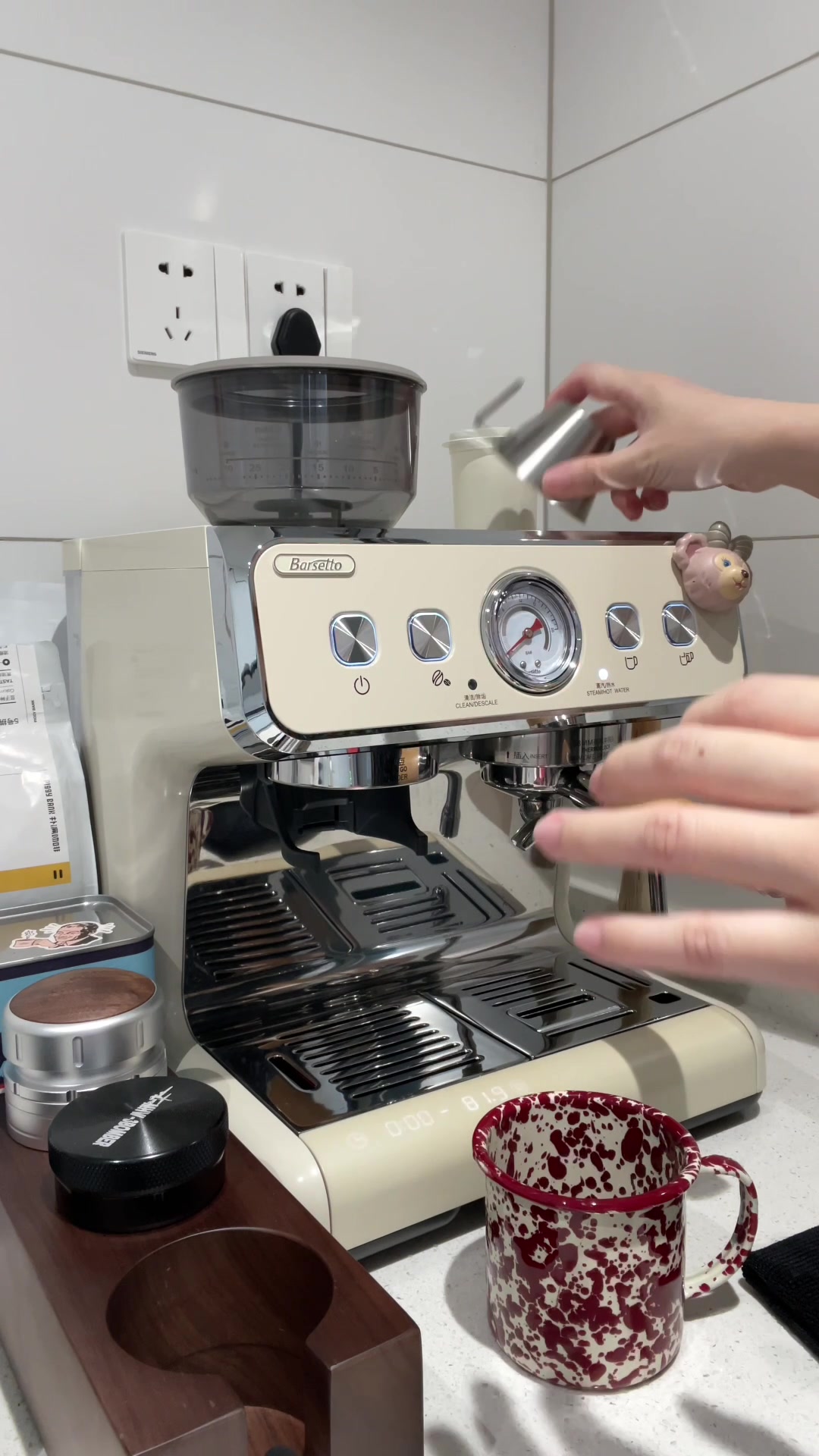 Coffee vlog|沉浸式做咖啡|燕麦拿铁