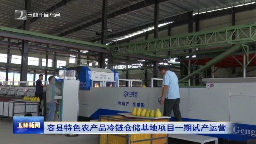 容县特色农产品冷链仓储基地项目一期试产运营
