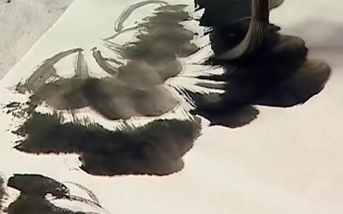 两分钟教学,学画荷叶大师级画法!是不是很简单?