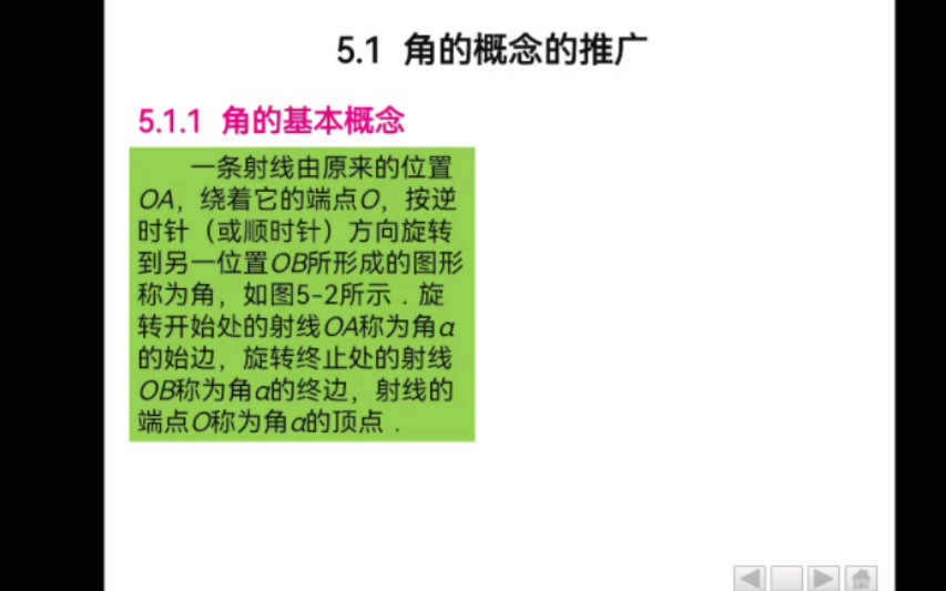 角的概念的推广