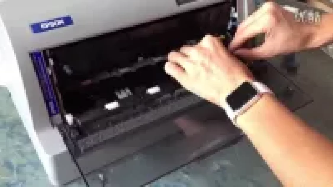 宁波贺道华 爱普生LQ730K针式打印机安装教程视频连打快递单安装...