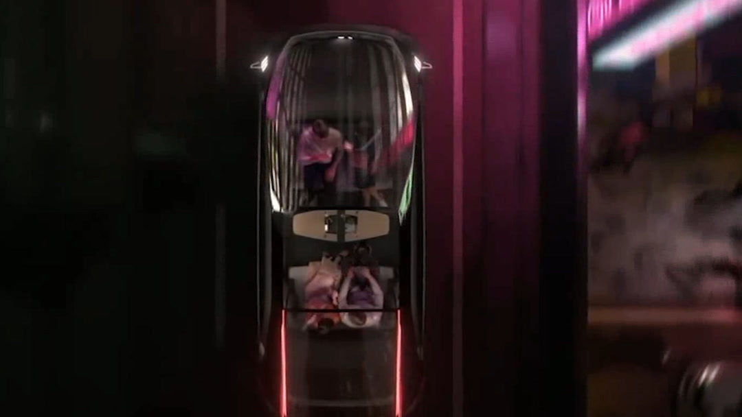 全自动驾驶的电动汽车,还能与其他车辆交流?看完鼻子一酸