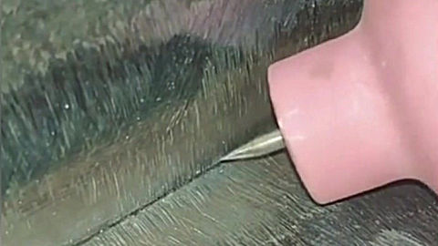 我们厂里唯一的八级焊工,现场演示钨针使用方法,非常实用