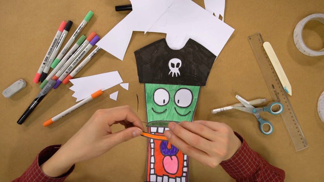 尼克大师课 第59集 折纸海绵宝宝之船长