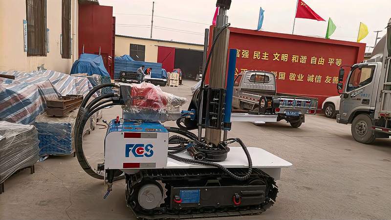 准备好了吗?菲克森煤矿钻机气动履带式探放钻机来了