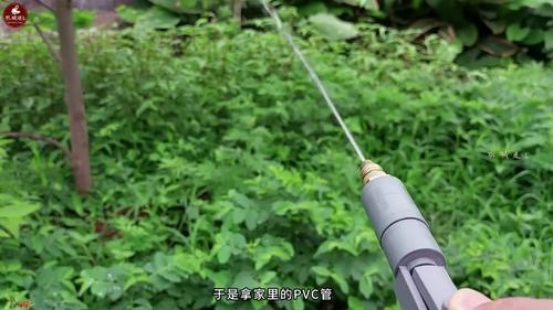 牛人教你如何用PVC管,制作高压气泵手动喷雾器,省钱又实用