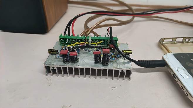 自制功放机,线路走法简单随意,大家听听看这音质怎么样?