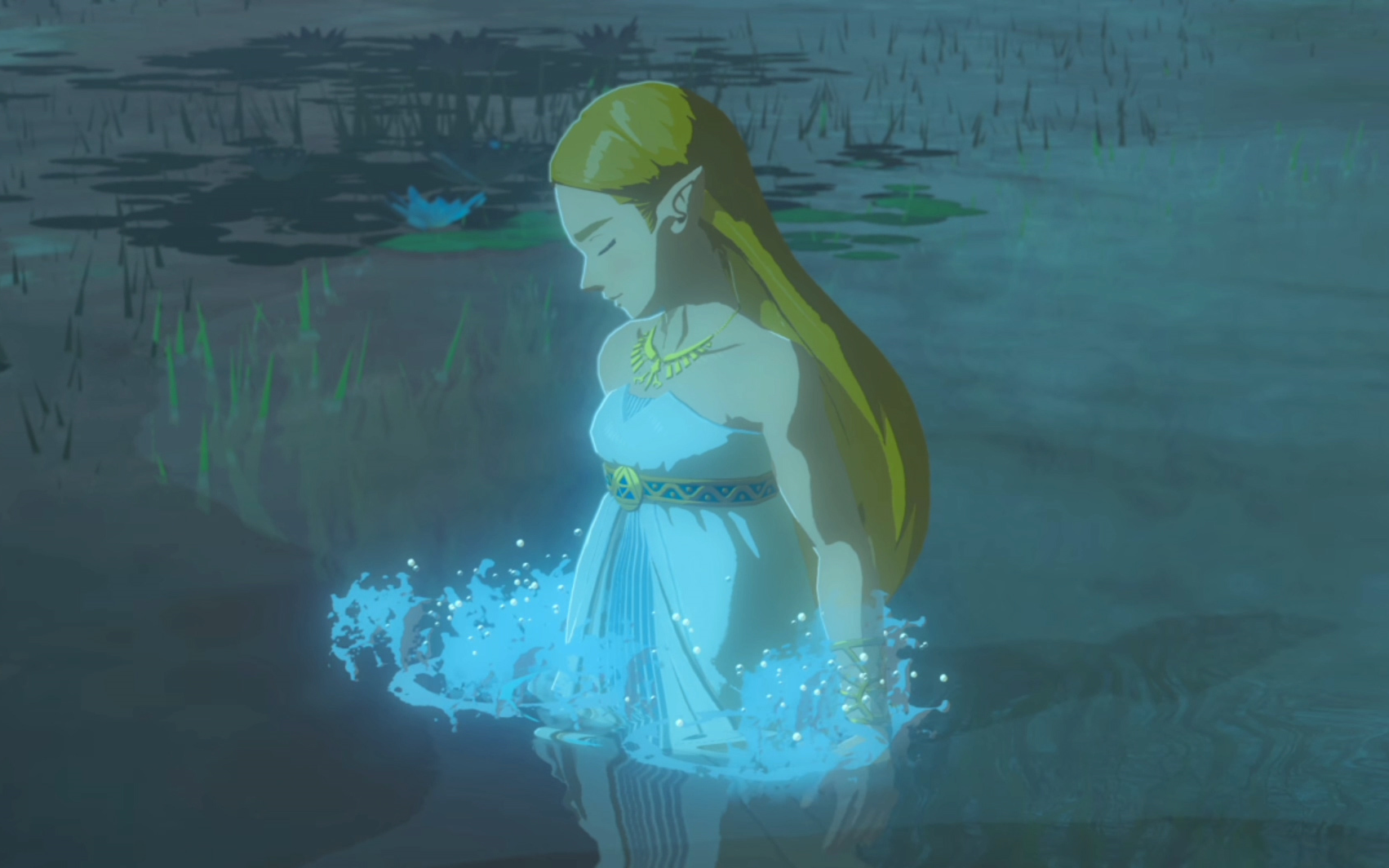 【定格|塞尔达传说:旷野之息#17】记忆里塞尔达公主偷偷在水里放屁,...