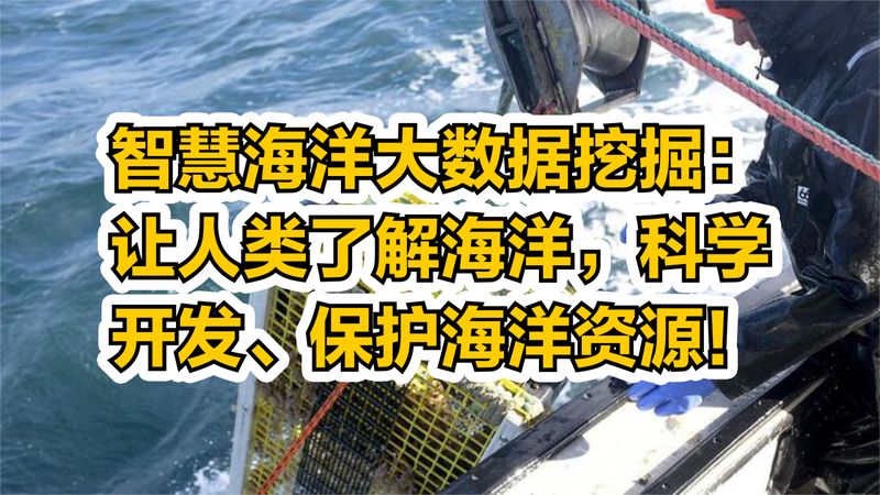 智慧海洋大数据挖掘:让人类了解海洋,科学开发、保护海洋资源!