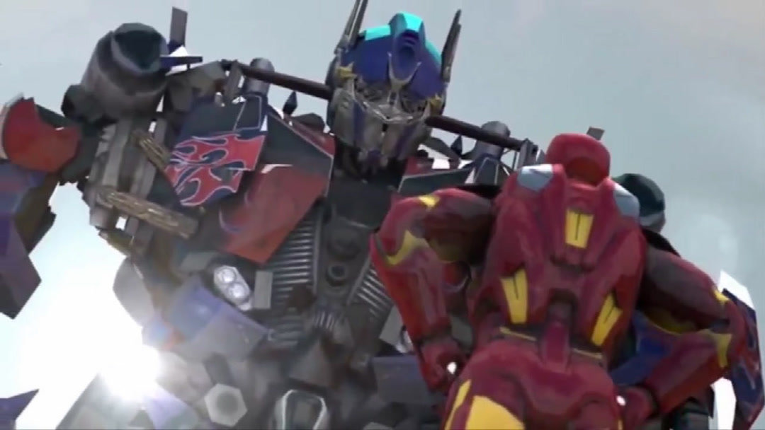 钢铁侠对战擎天柱CG动画