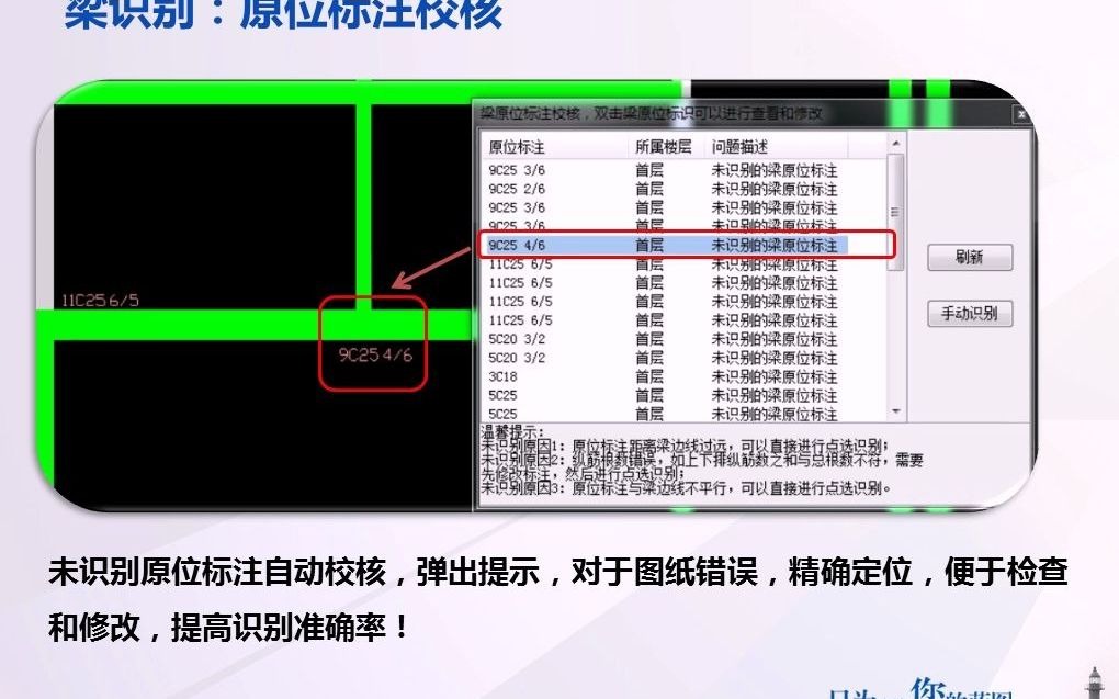 2小时学会广联达CAD导图教学 - 新手必看之07识别梁3-小结