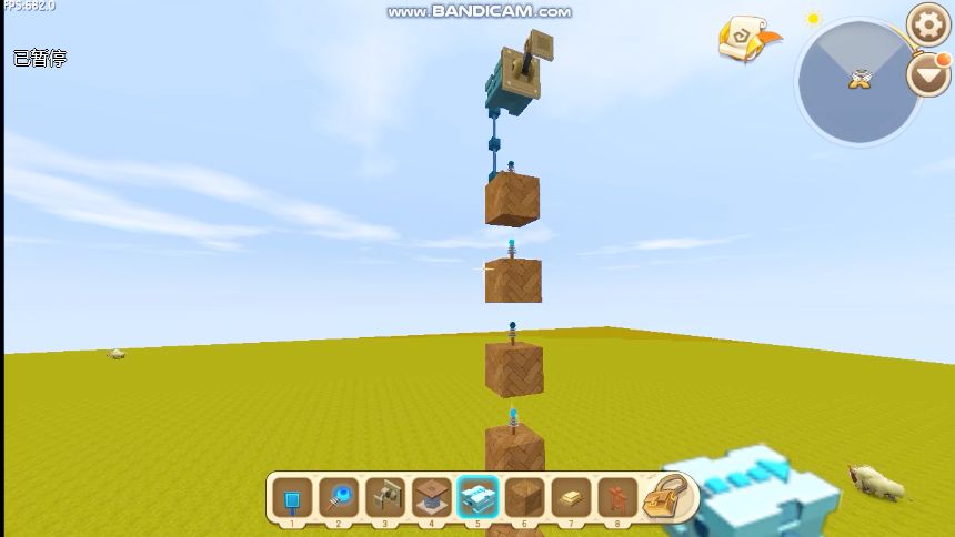 迷你世界:三分钟就能学会的,家用全自动电梯教程