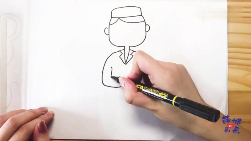 学画白衣天使简笔画,你们辛苦了,为你们点赞!