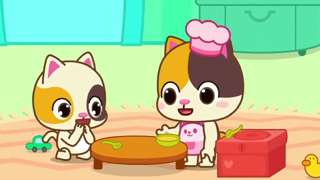 宝宝小厨房 益智游戏动画 胡萝卜炒出来还有营养吗