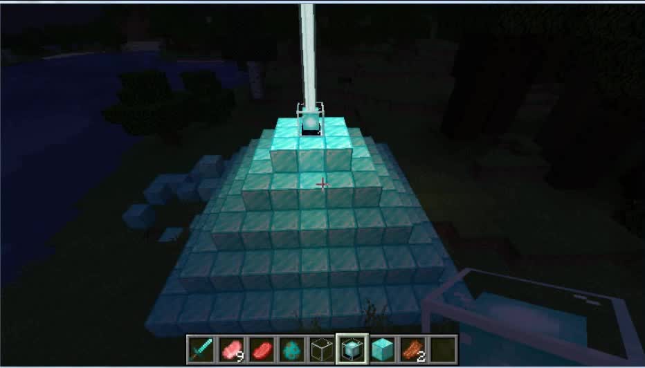 【垃圾电脑玩我的世界 1】假如一个萌新制作了一个高级信标…