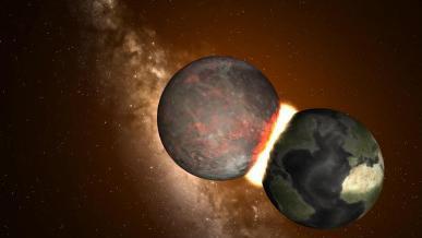 当一颗和地球相同质量的天体靠近地球时,地球会做出怎样的反应!