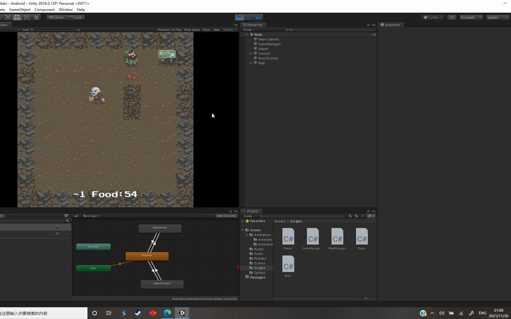 Unity案例拾荒者个人制作展示视频
