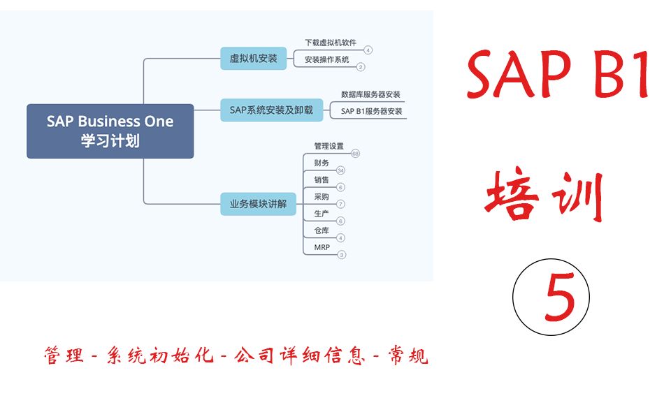 SAP Business One 学习计划-管理-系统初始化-公司详细信息-常规