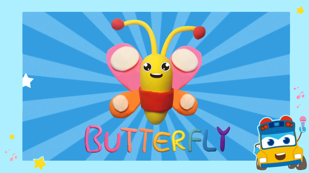 百变校巴英文儿歌 第1集 美丽的蝴蝶 butterfly