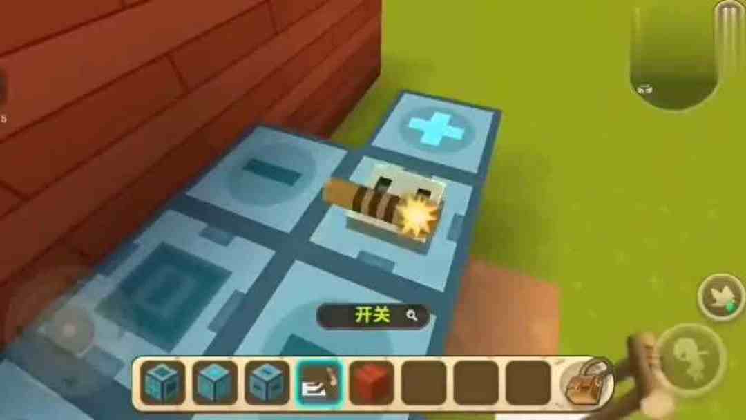 迷你世界:移动房子,隐形楼梯教程