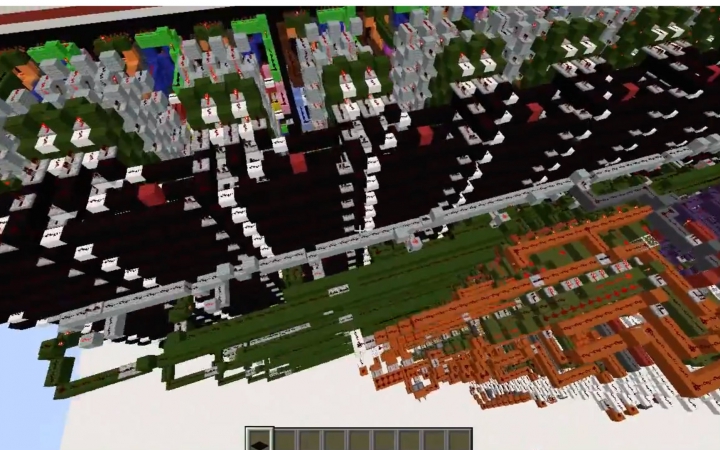 Minecraft中的红石处理器电脑