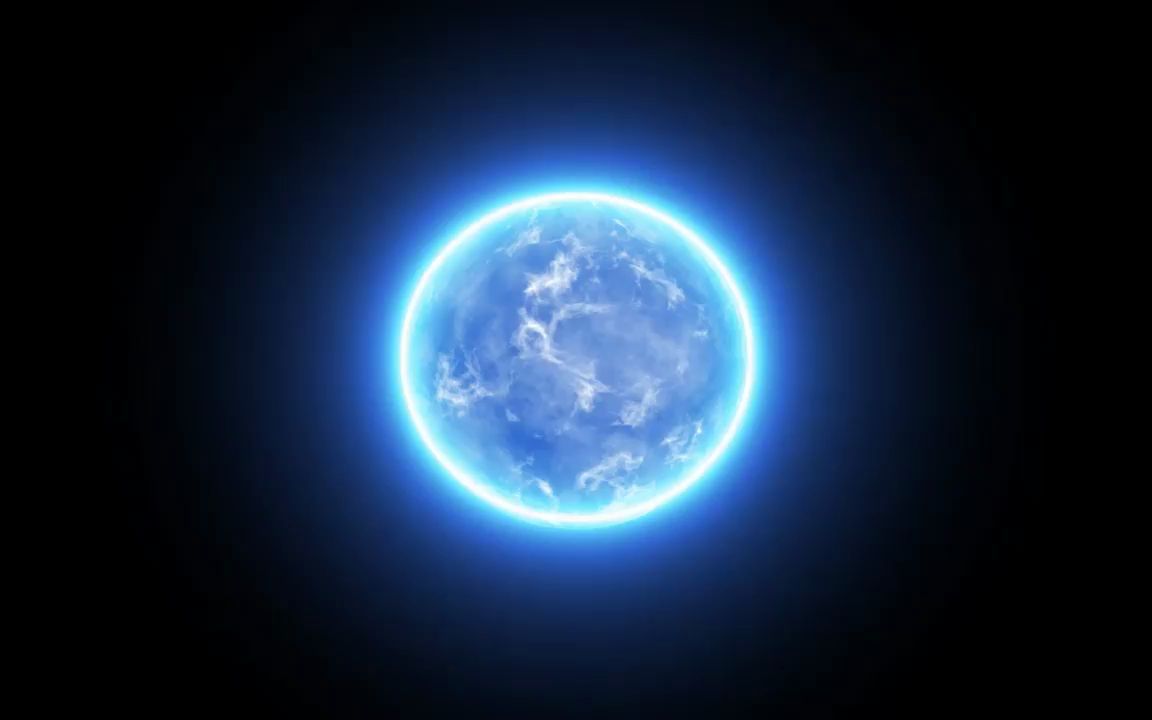 视频素材 ▏h77 创意炫酷宇宙太空蓝色地球星云气候云图变幻特写科技...