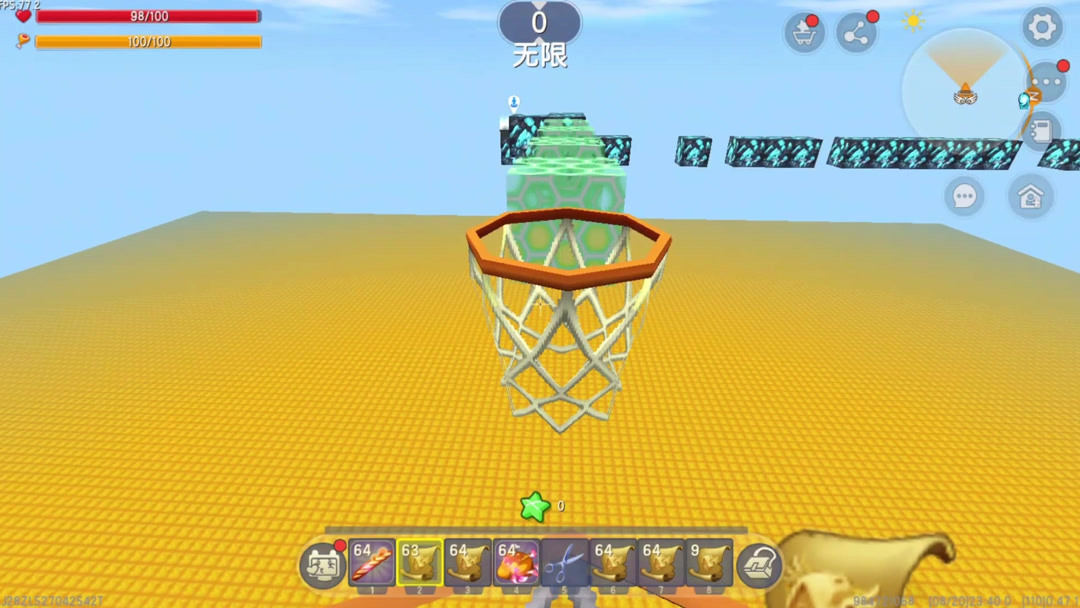 迷你世界:羊纸的专属跑酷地图,视频测试你技术的时刻到了!