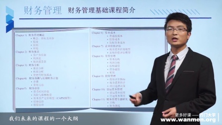 万门大学财务管理1