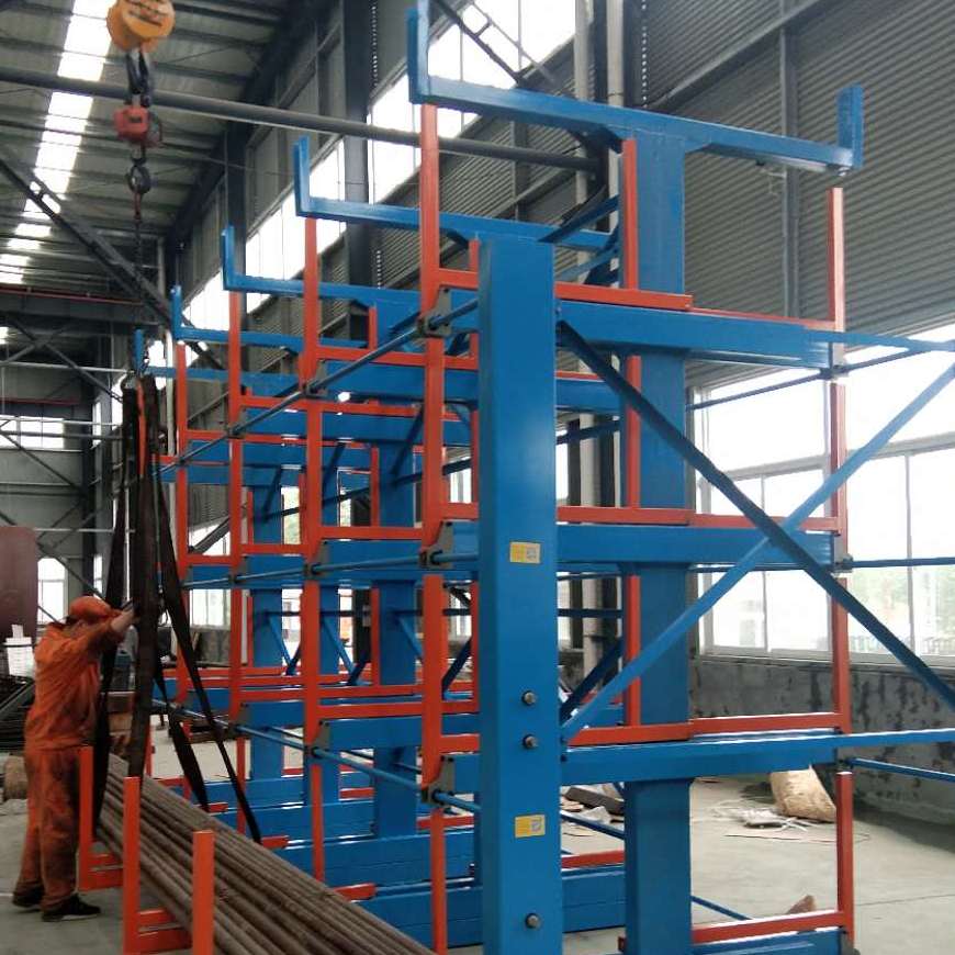 正耀伸缩式悬臂货架 