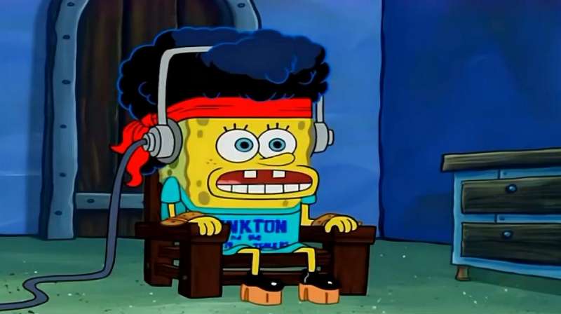 海绵宝宝:痞老板利用机器,来窥探海绵宝宝大脑里的汉堡配方