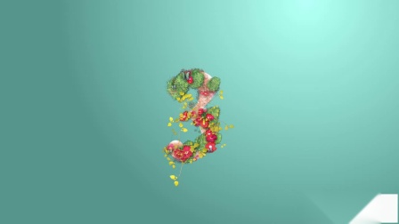 JZ003 美丽清新自然花草蝴蝶10s倒计时视频1080P